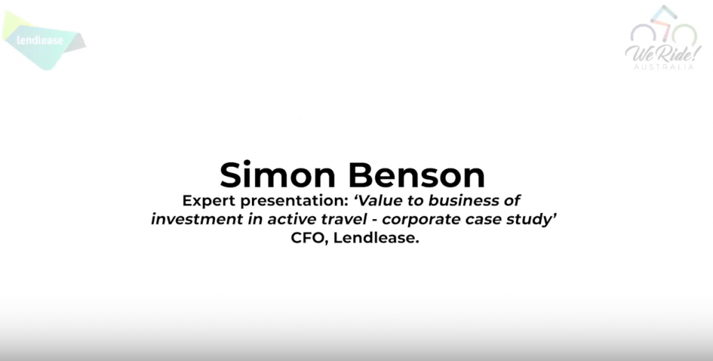 Simon Benson presentation | We Ride Australia